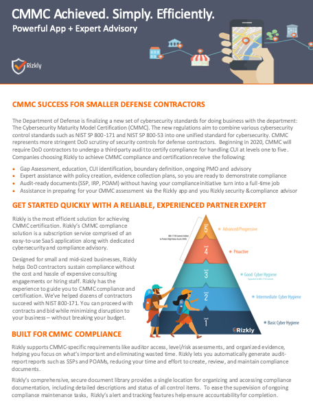 CMMC Compliance Software